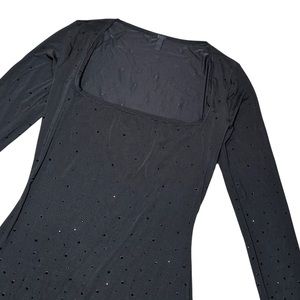 SKIMS | Dresses | Skims Sheer Rhinestone Dress | Poshmark